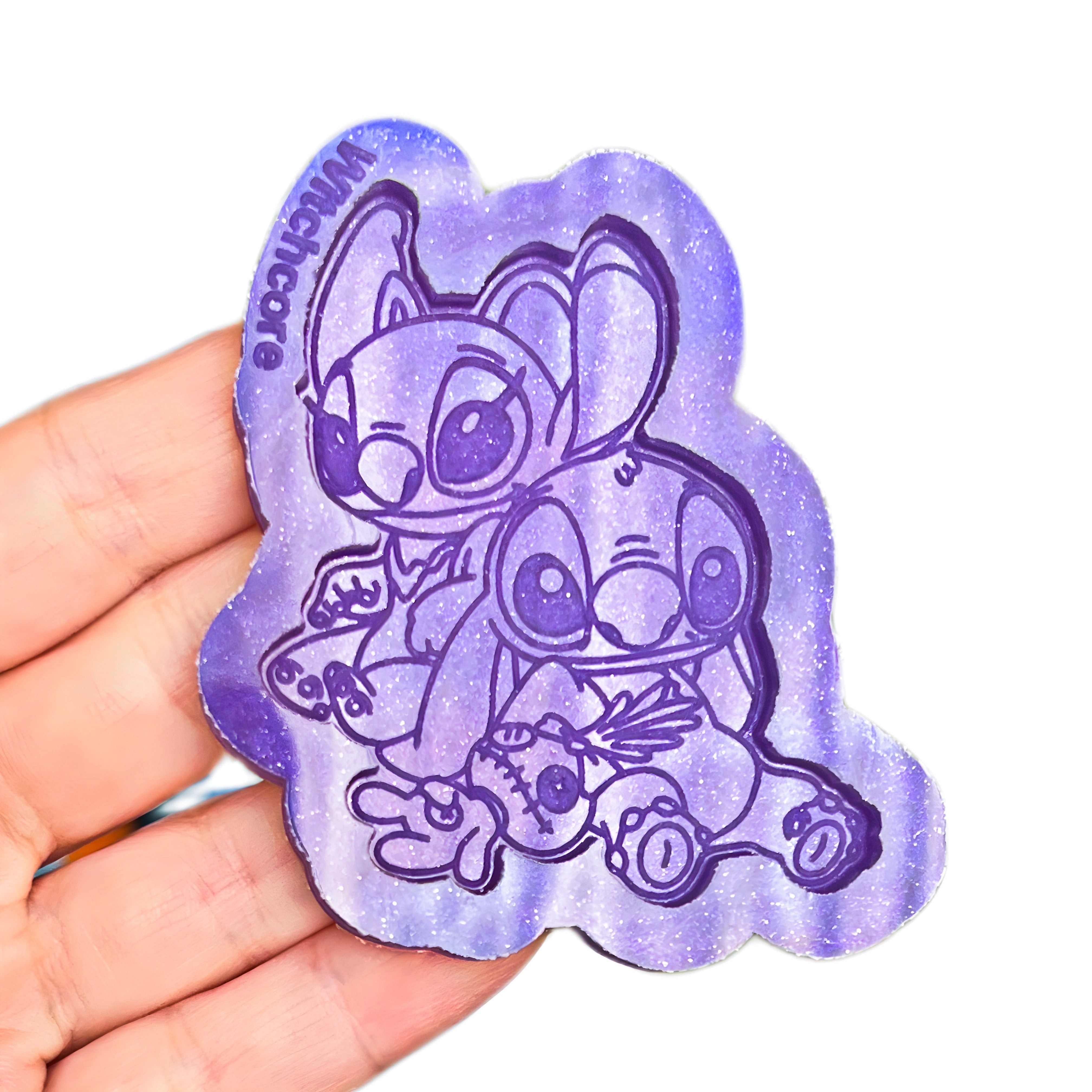 Blue alien couple silicone mold – Witchcore